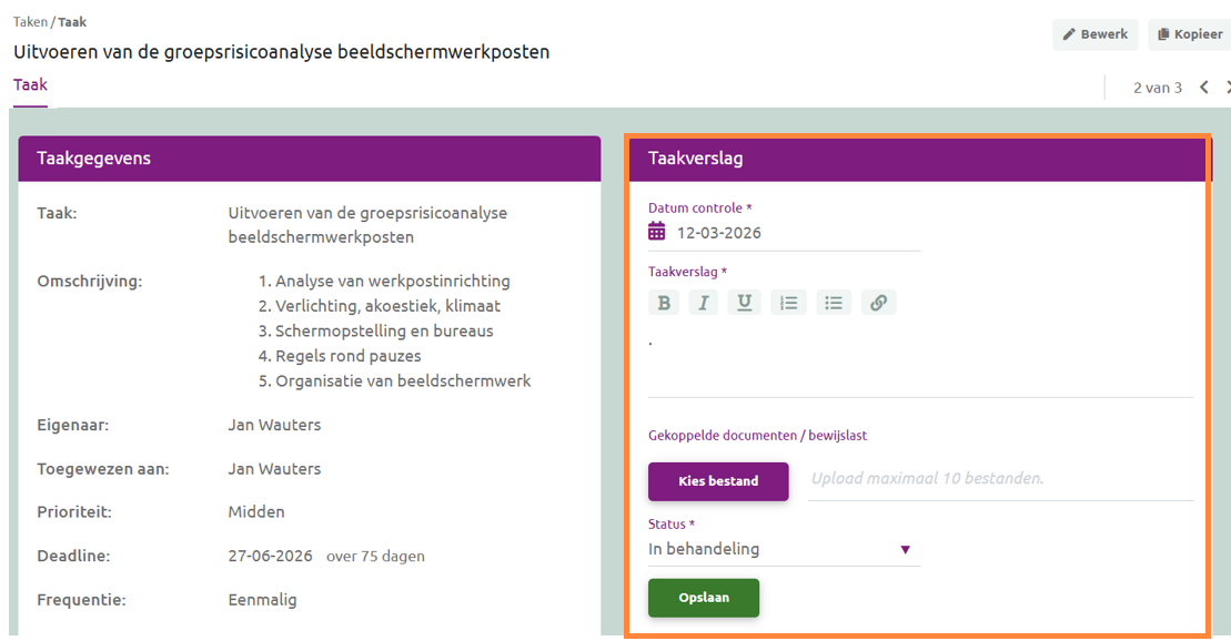 Handling a task – Pharius. Online guide!